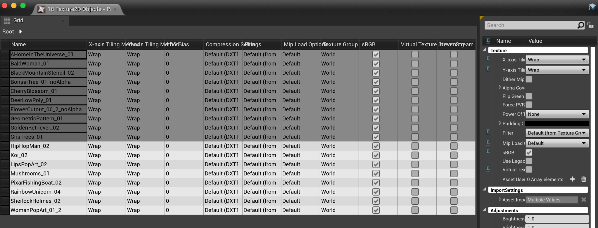 Bulk Edit Via the Property Matrix in Unreal Engine – Robot Brain Academy